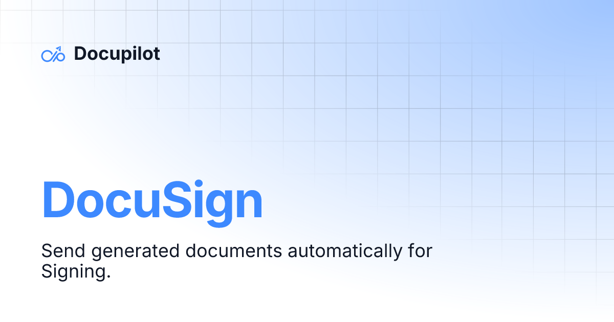 DocuSign | Docupilot