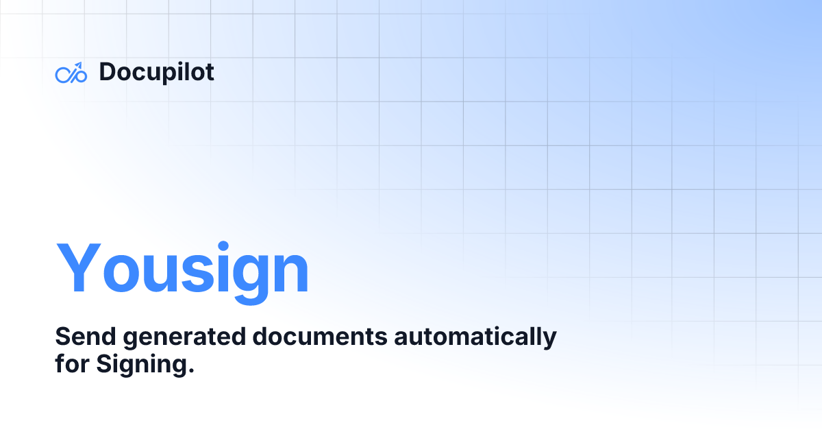 Yousign | Docupilot