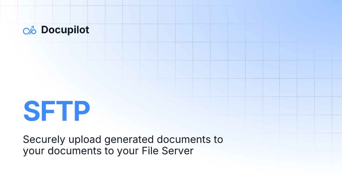 SFTP | Docupilot